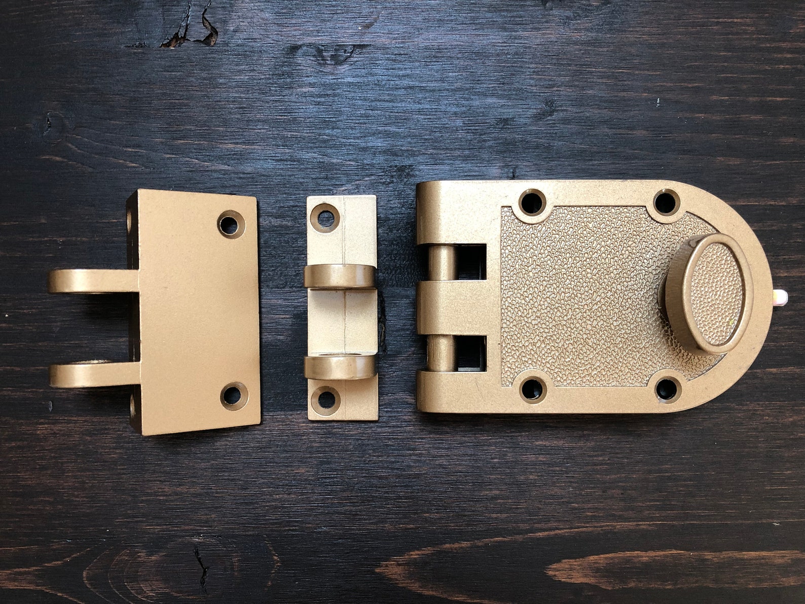 Sturdylock™ Jimmy-proof Deadbolt Rim Lock and Adapter for - Etsy