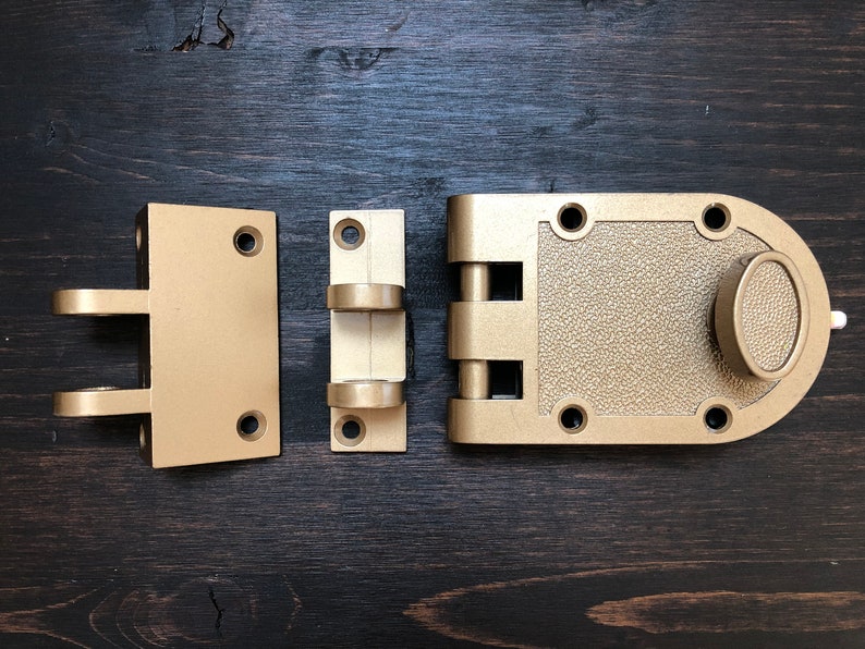 Sturdylock™ Jimmy-proof Deadbolt Rim Lock and Adapter for - Etsy