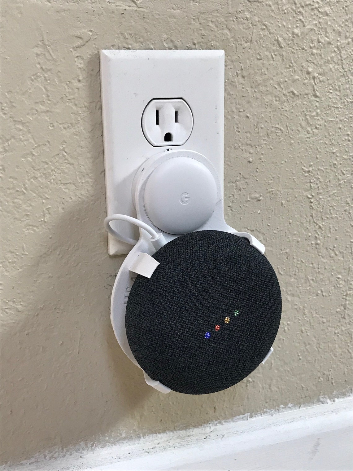 Sturdygrip™ Google Nest Mini PLUG-IN Wall Mount | Etsy