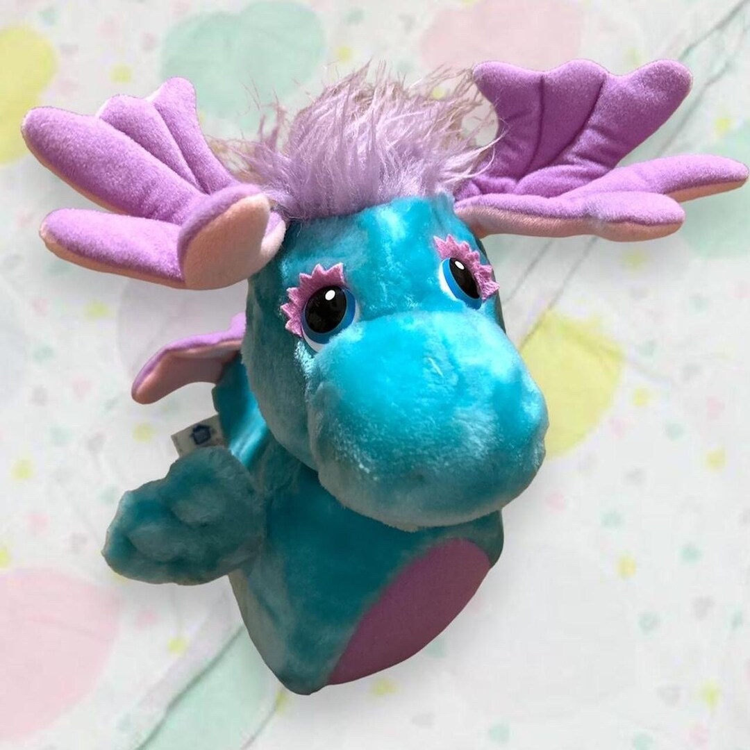 Vintage 1984 Hashbro Moosel Wuzzle Plush - Etsy