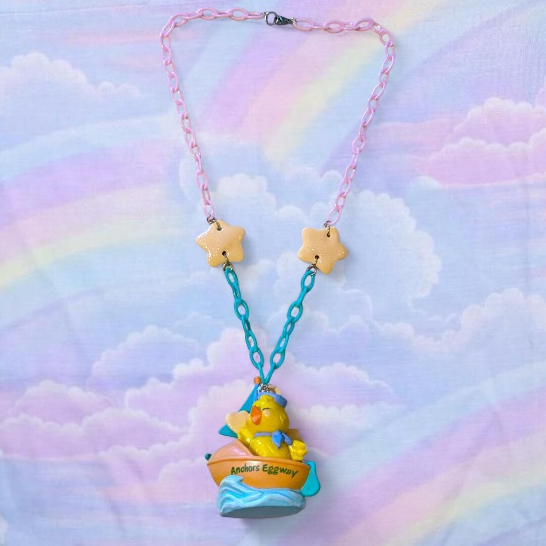 Fairy Kei Duckie Necklace - Etsy