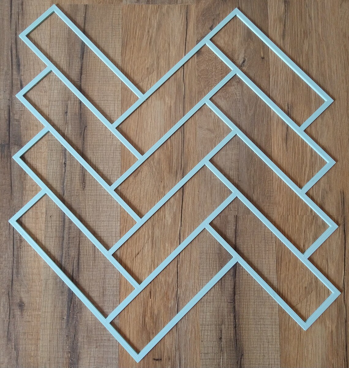 Chevron / Herringbone Brick 3D Stencil Reusable Make Brick | Etsy