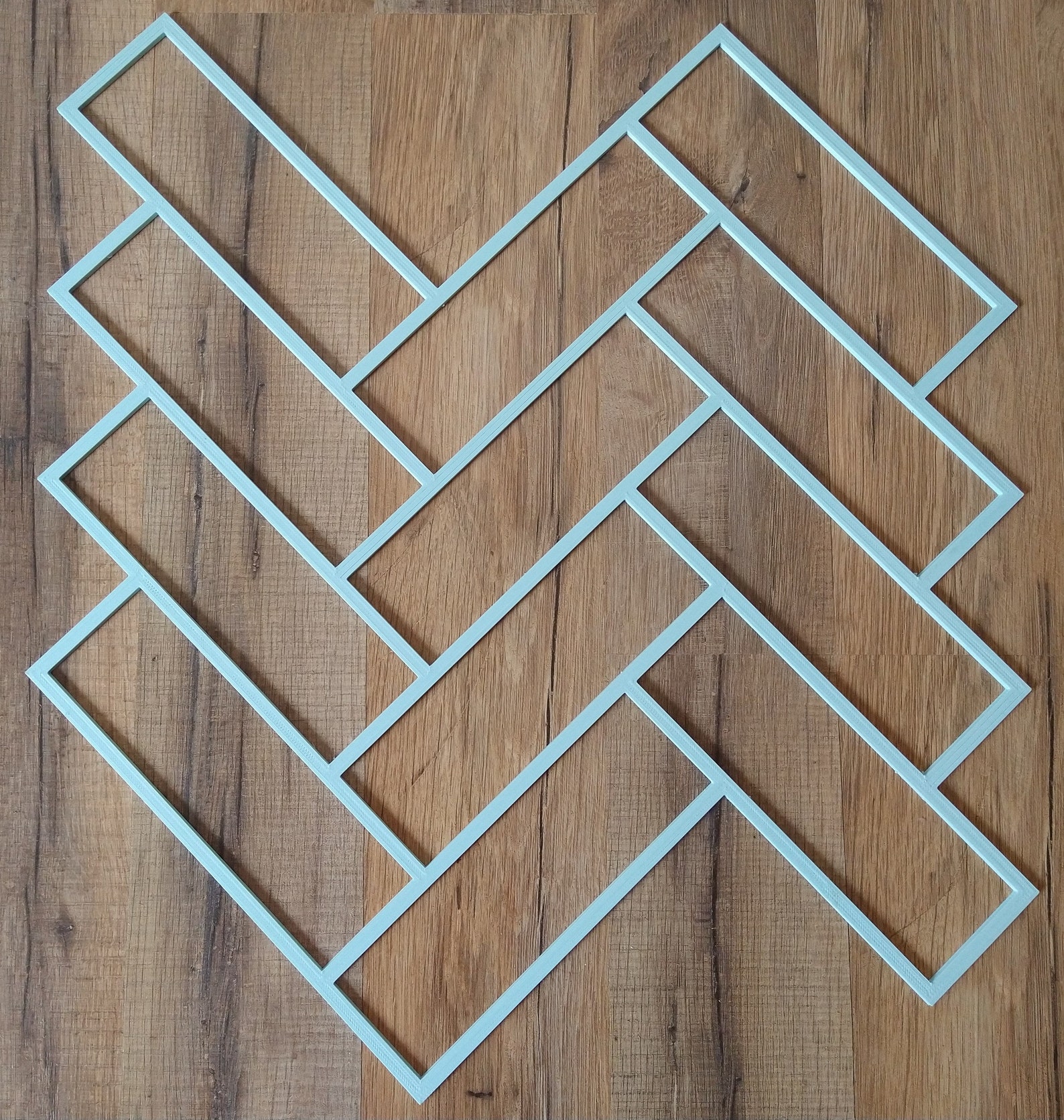Chevron / Herringbone Brick 3D Stencil Reusable Make Brick | Etsy