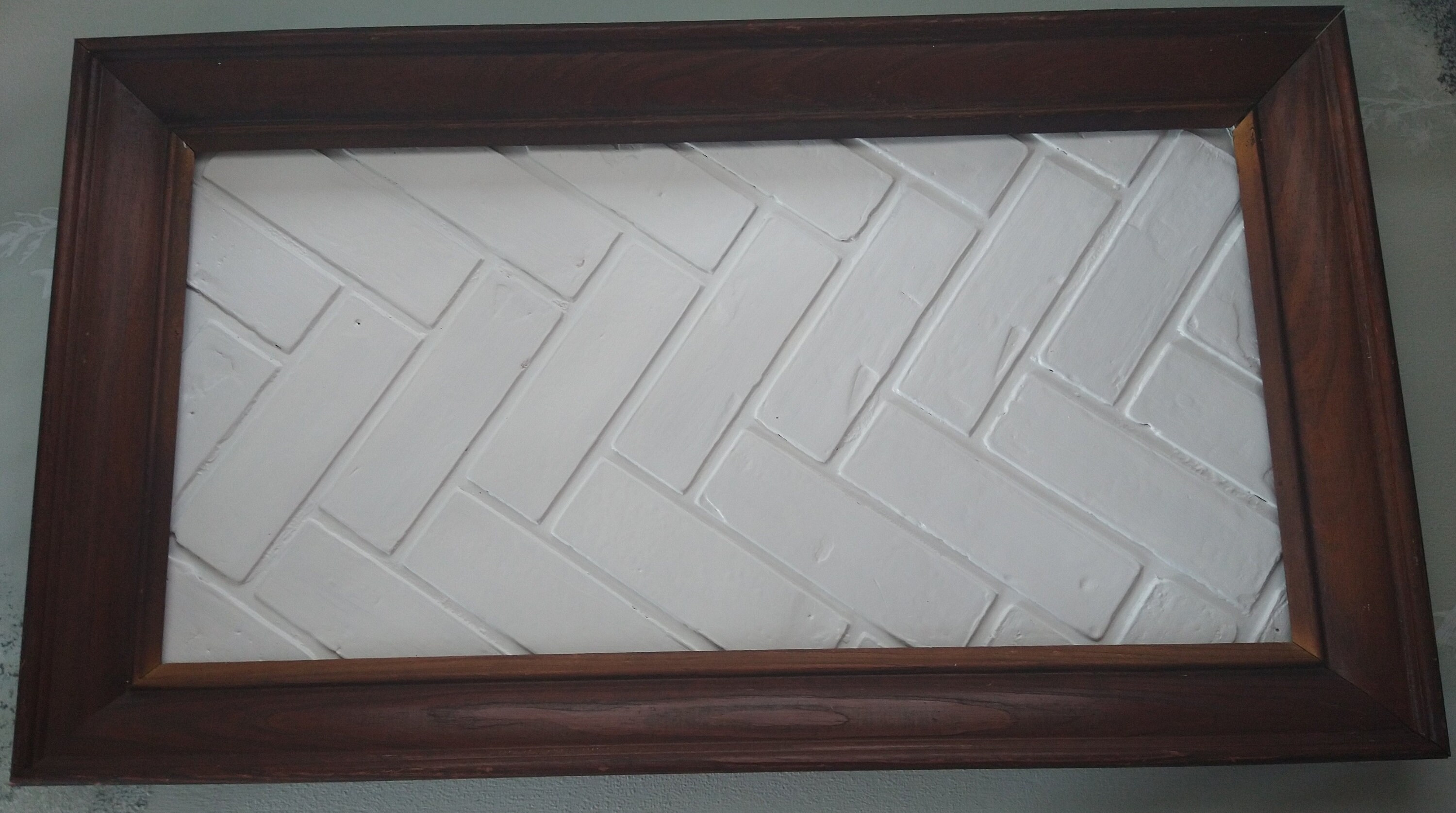 Chevron / Herringbone Brick 3D Stencil Reusable Make Brick - Etsy