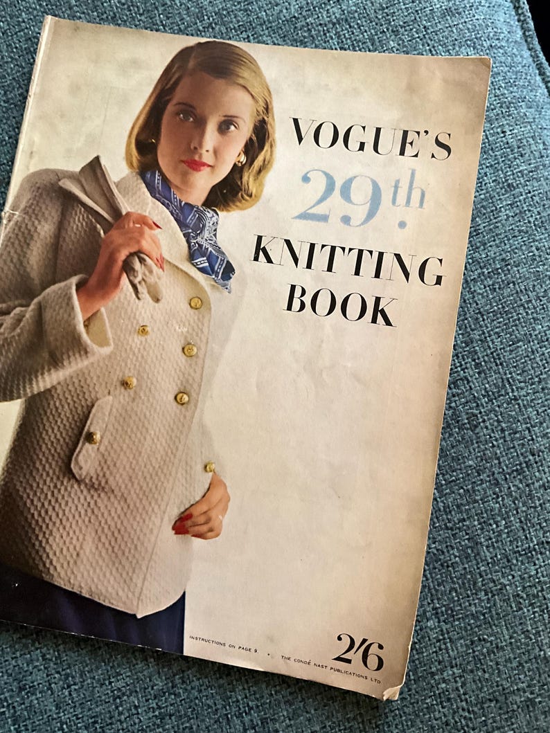1950s Vogue Knitting Book - Ebook - Etsy
