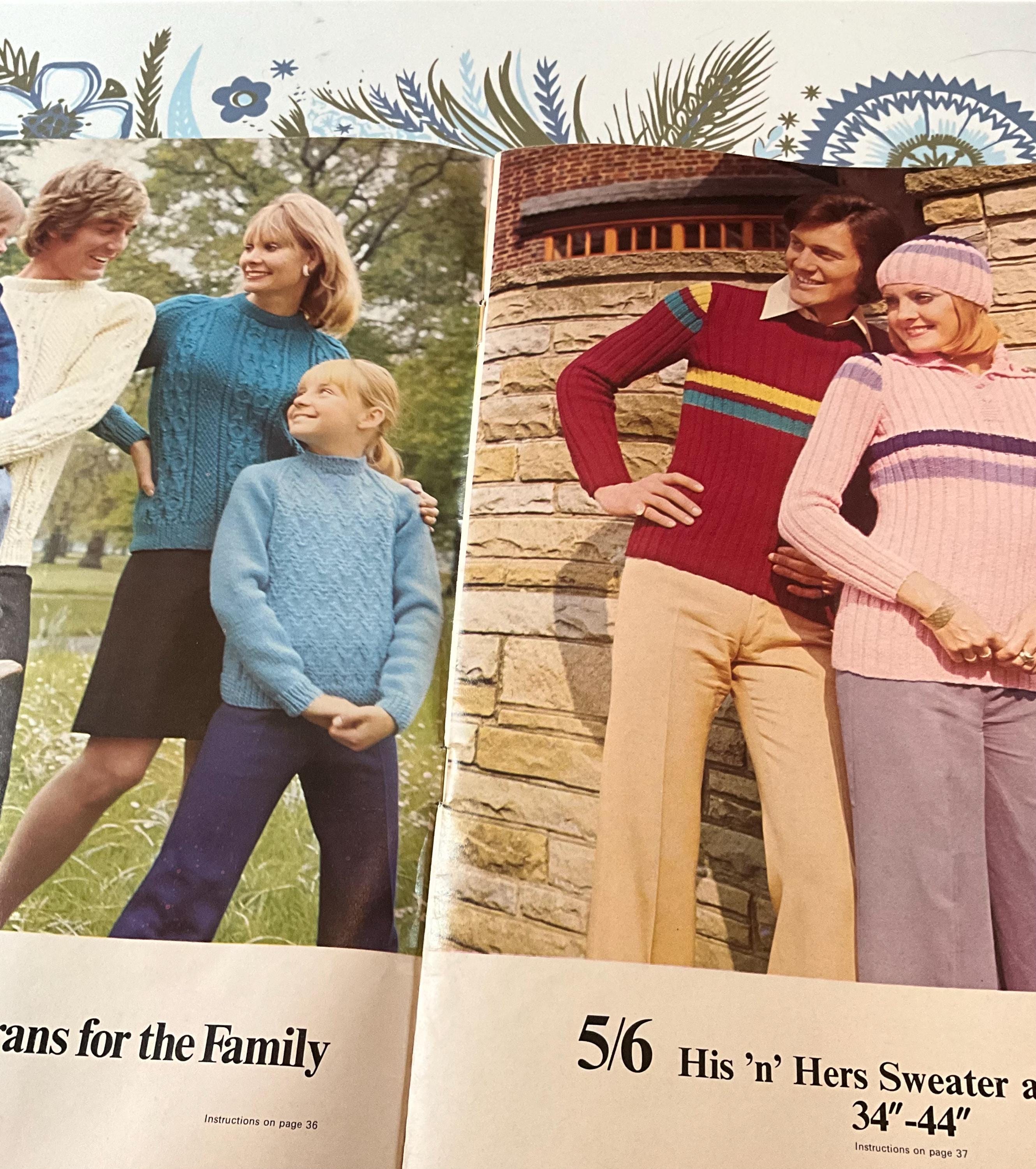 Vintage 1970s Woolworth Knitting and Crochet Magazine - Ebook - Etsy