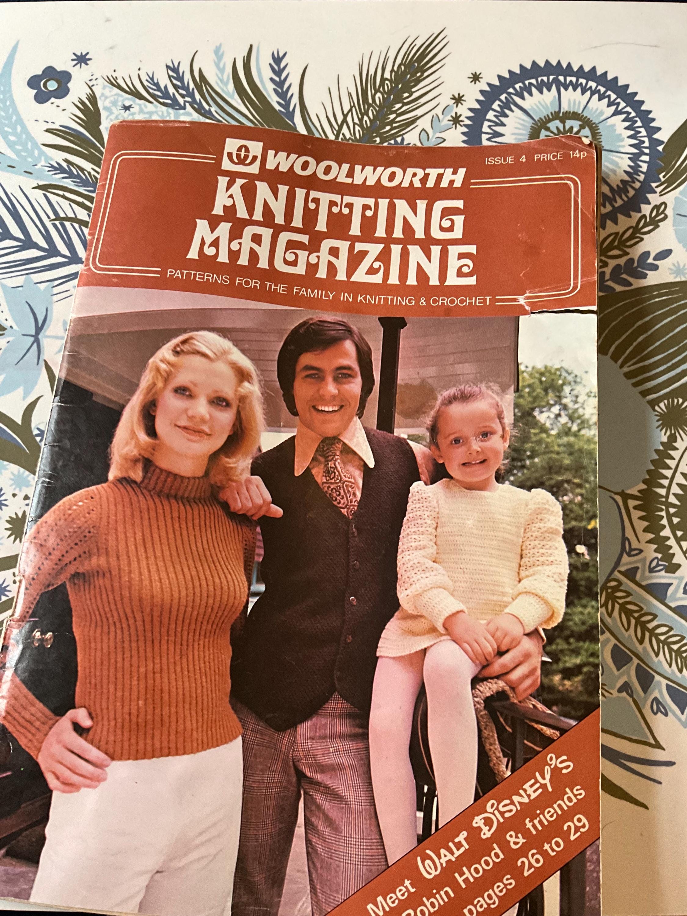 Vintage 1970s Woolworth Knitting and Crochet Magazine - Ebook - Etsy