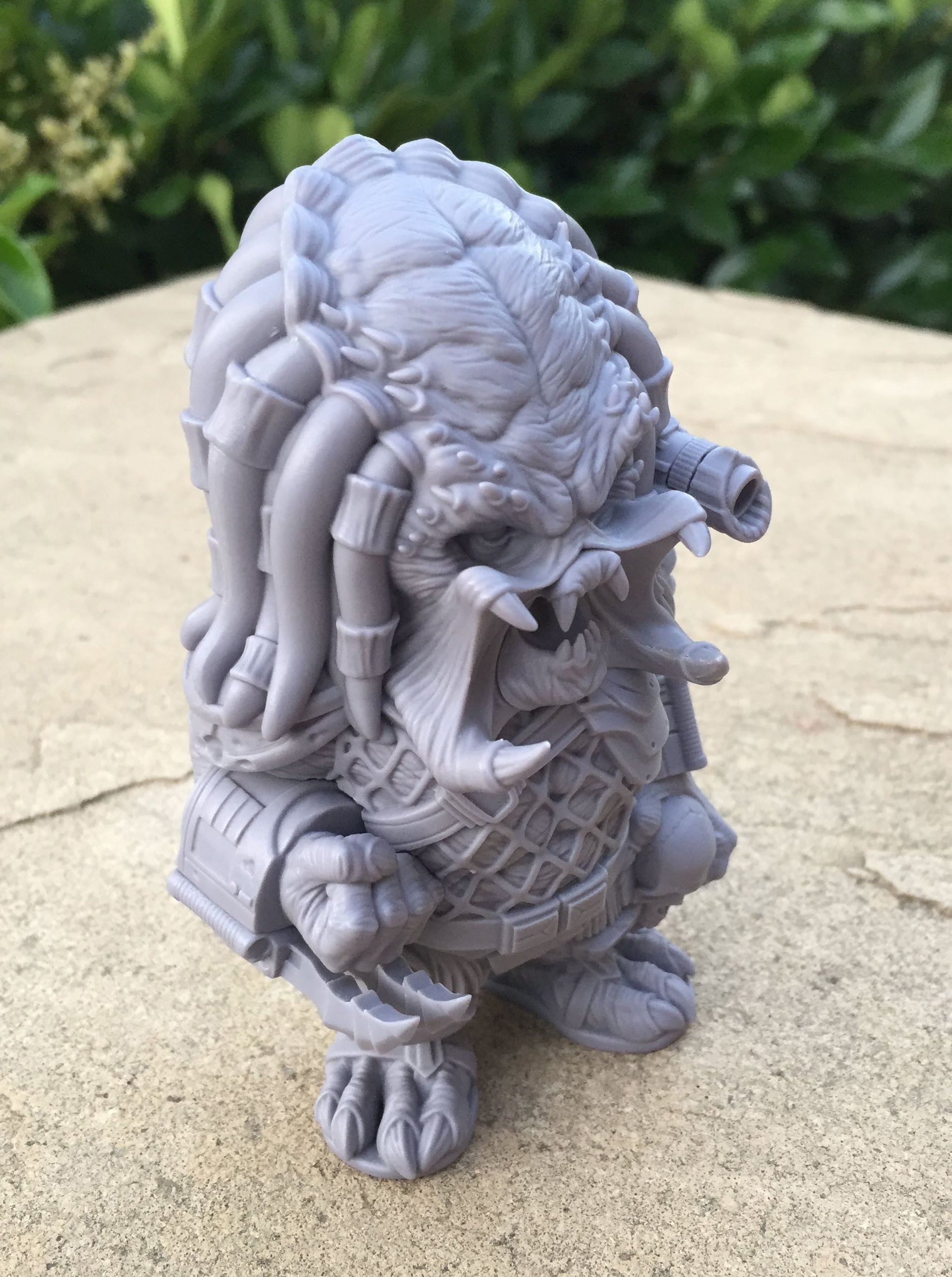 Predator Unpainted Solid Resin Kit, 4 Inch Tall, Chibi - Etsy