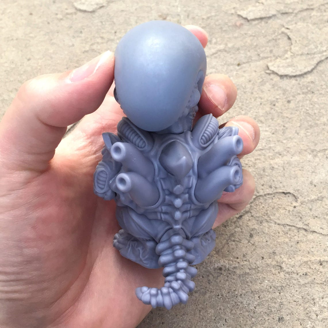 Alien Warrior Unpainted Solid Resin Kit 3.7 Inch Tall - Etsy