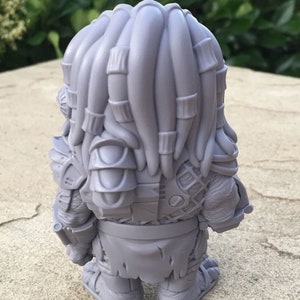 Predator Unpainted Solid Resin Kit, 4 Inch Tall, Chibi - Etsy