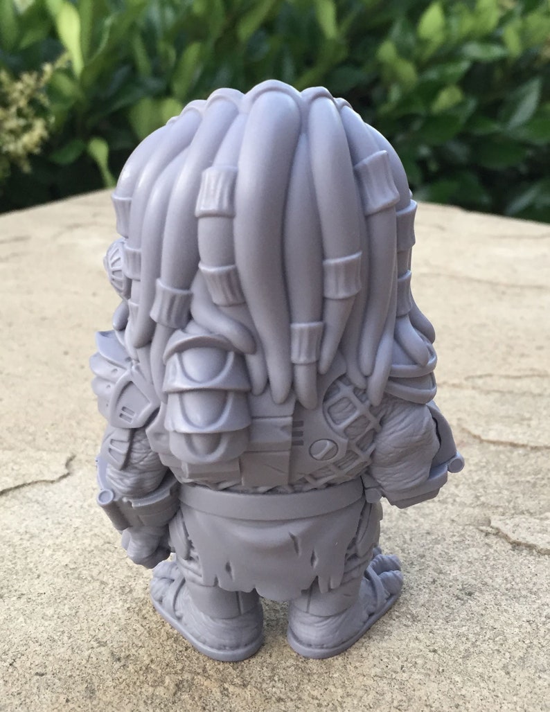 Predator Unpainted Solid Resin Kit, 4 Inch Tall, Chibi - Etsy