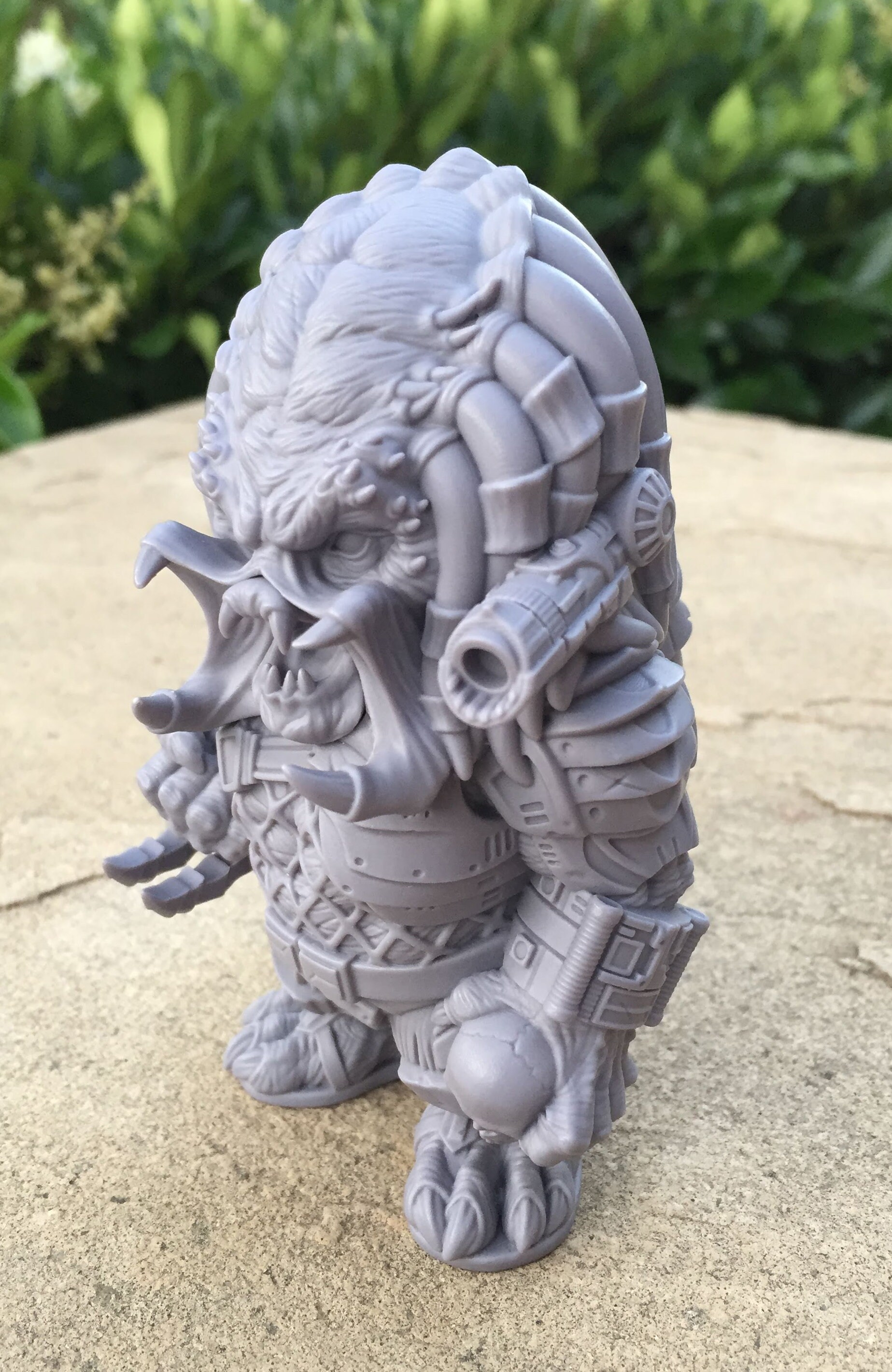 Predator Unpainted Solid Resin Kit, 4 Inch Tall, Chibi - Etsy