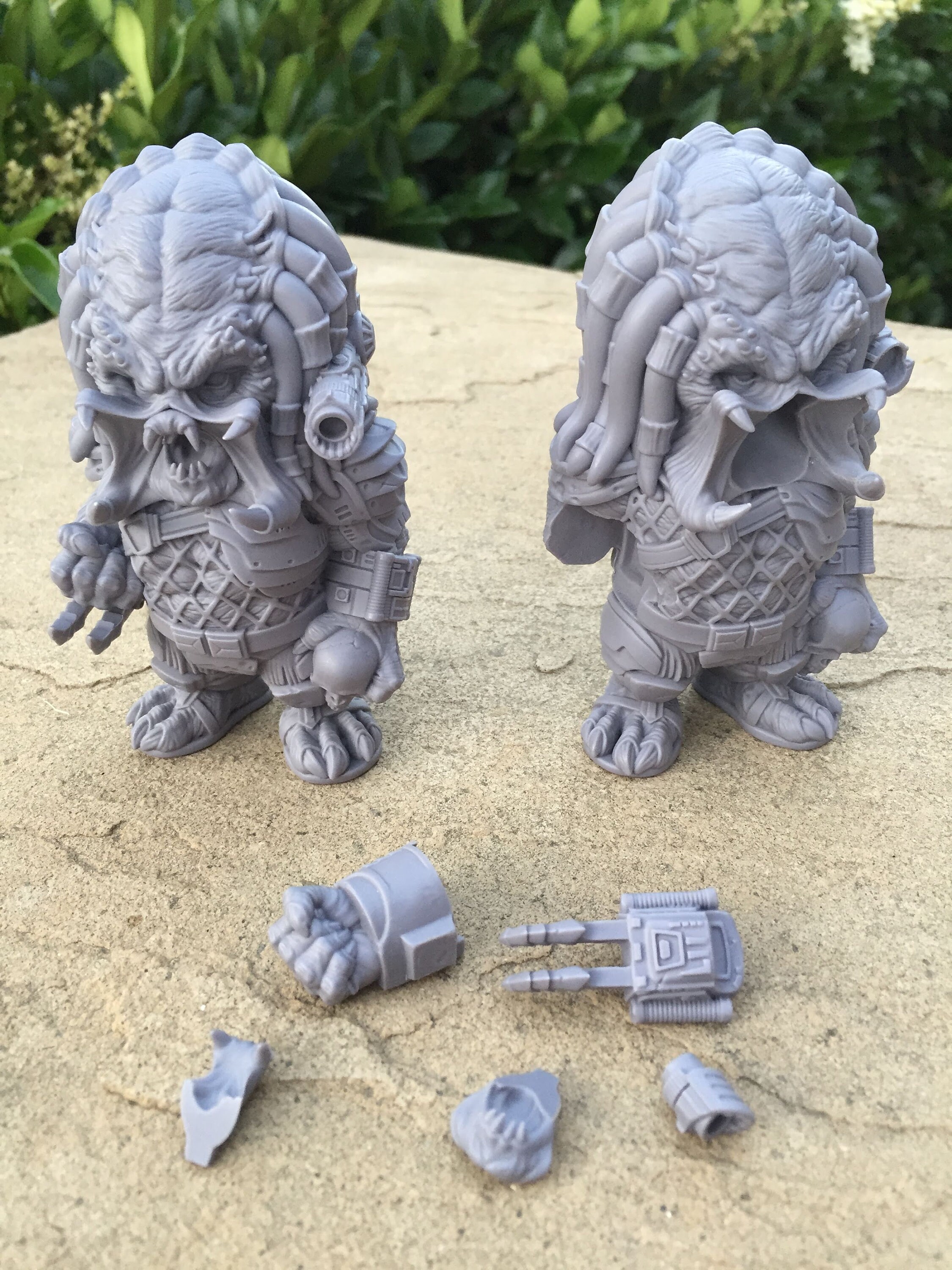 Predator Unpainted Solid Resin Kit, 4 Inch Tall, Chibi - Etsy