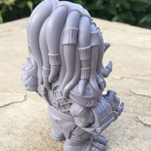 Predator Unpainted Solid Resin Kit, 4 Inch Tall, Chibi - Etsy