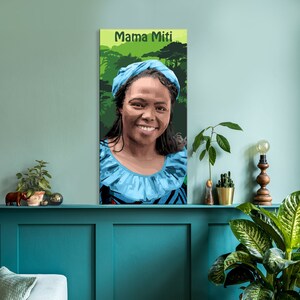 Pop Art Picture "mama Miti" in Memory of Wangari Muta Maathai Longsizer ...