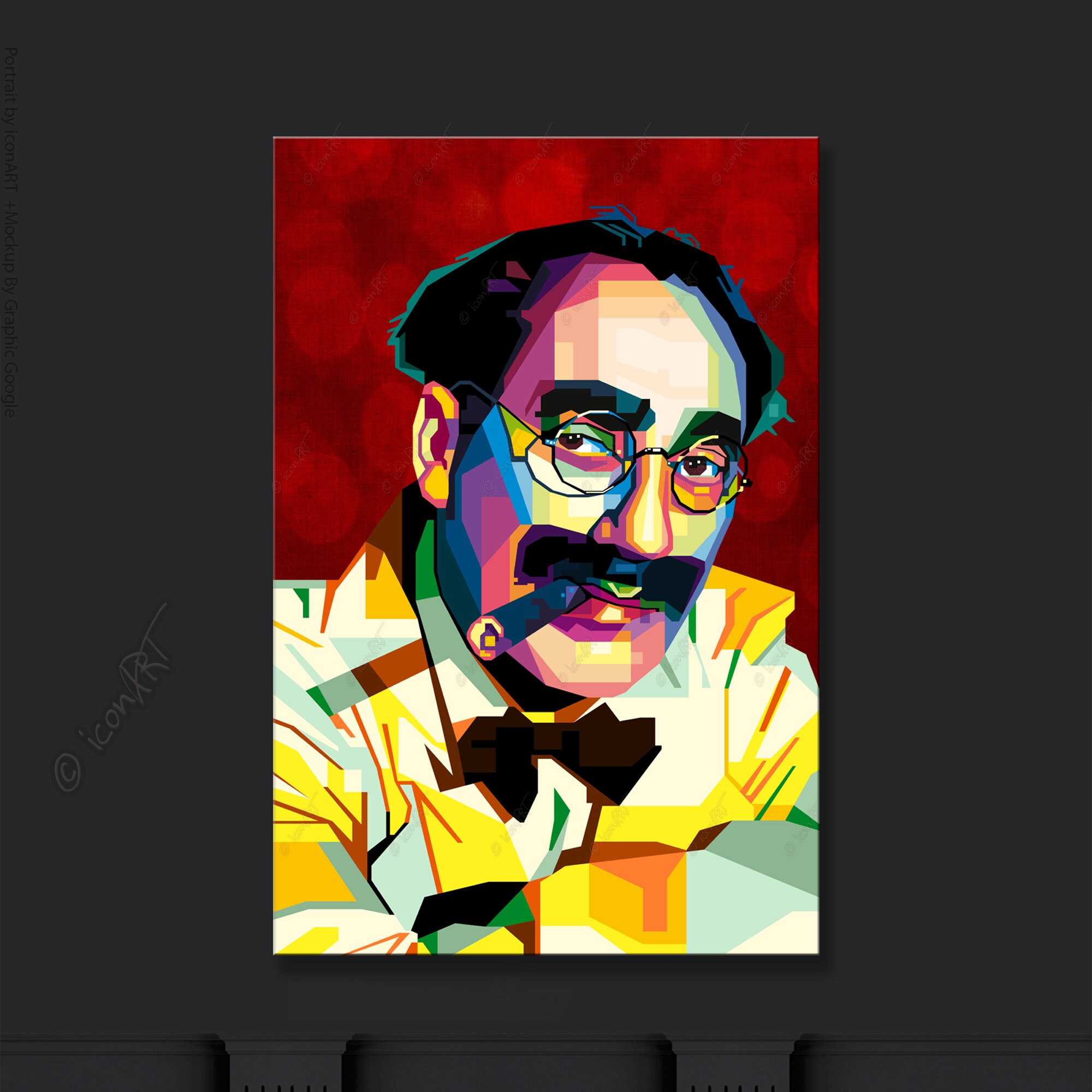 Groucho |o1 PORTRAIT Personalized Gift for Cinema Lovers and Gift Idea ...