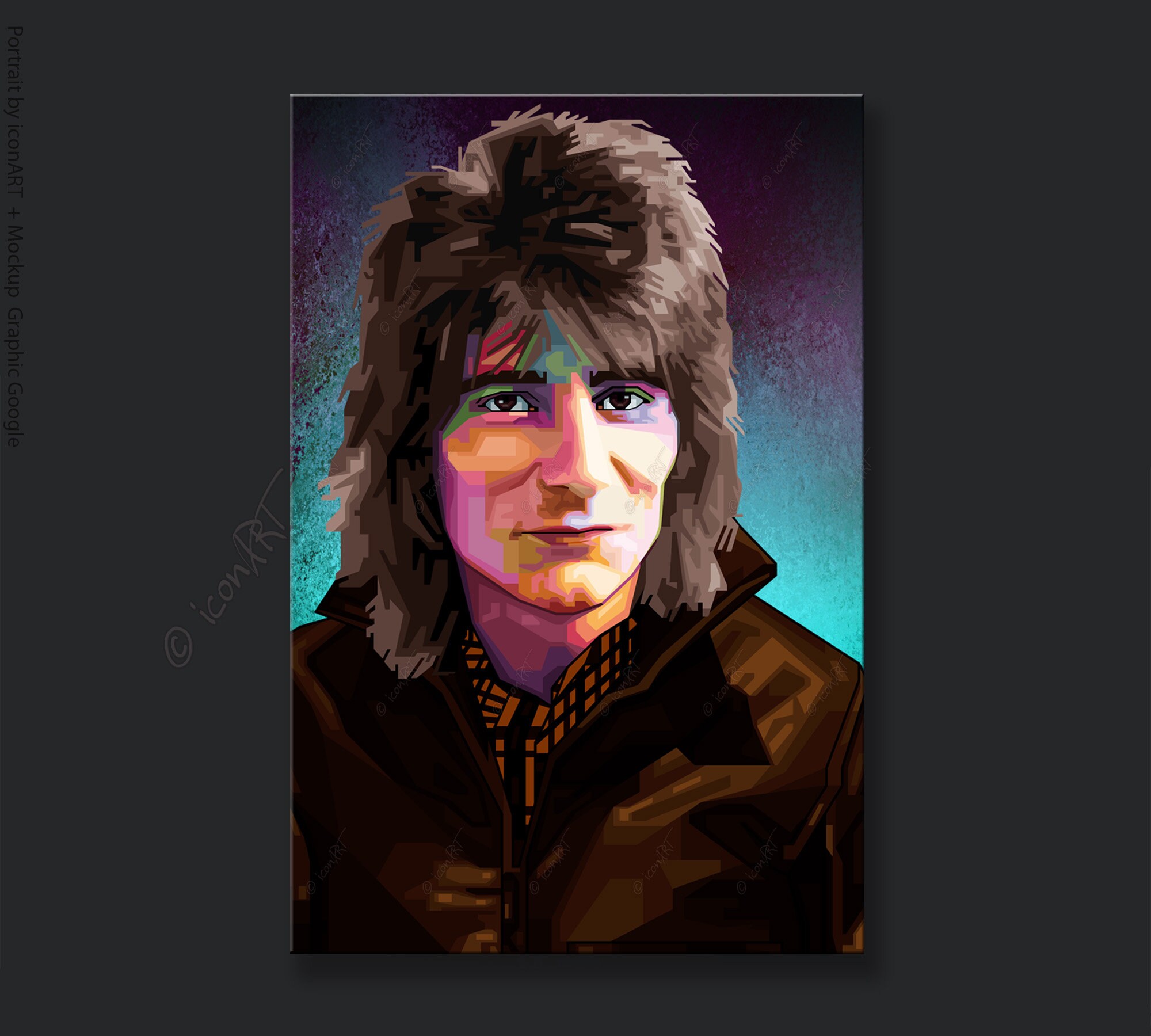 Ron Pop Art Music Icons Pictures Culture for Living Room & - Etsy