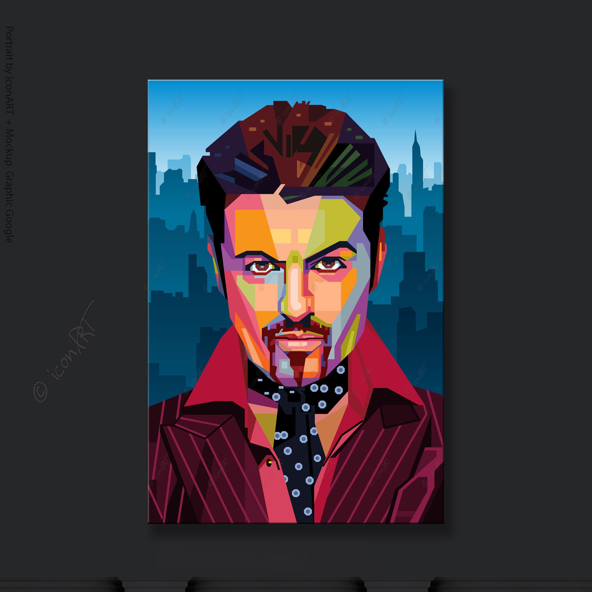 George Pop Art Icons Pictures Culture for Living Room | Etsy