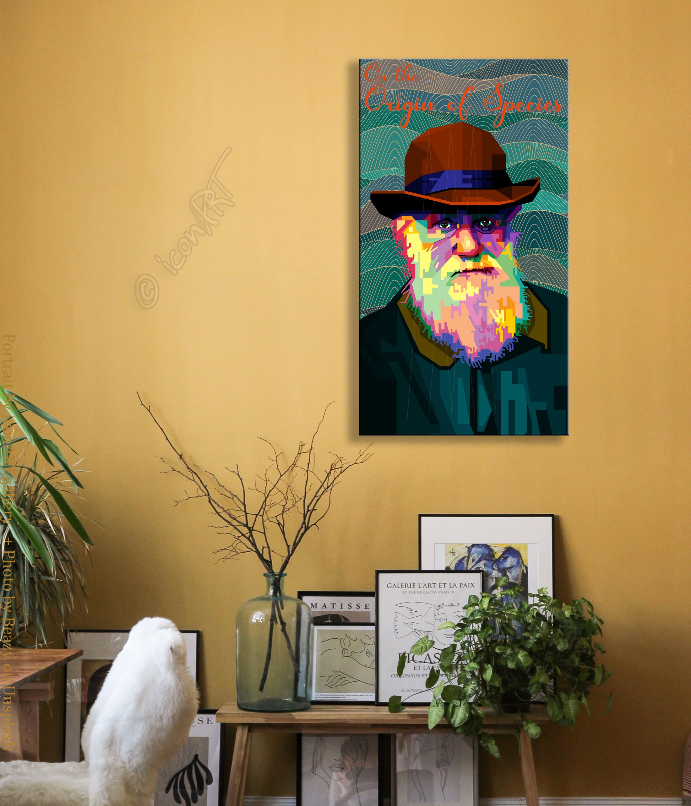 Charles Darwin - Evolutionary Scientists - Fine Art Print ...
