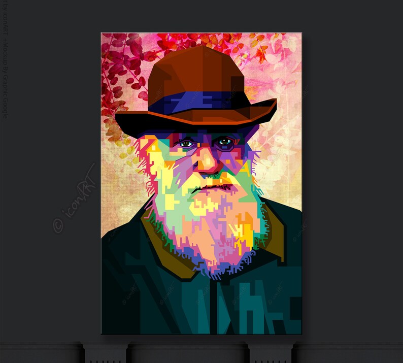 Charles Darwin - Evolutionary Scientists - Fine Art Print ...