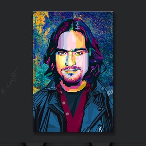 James O2 Pop Art Statement Portrait Gift Idea for Musicians - Etsy