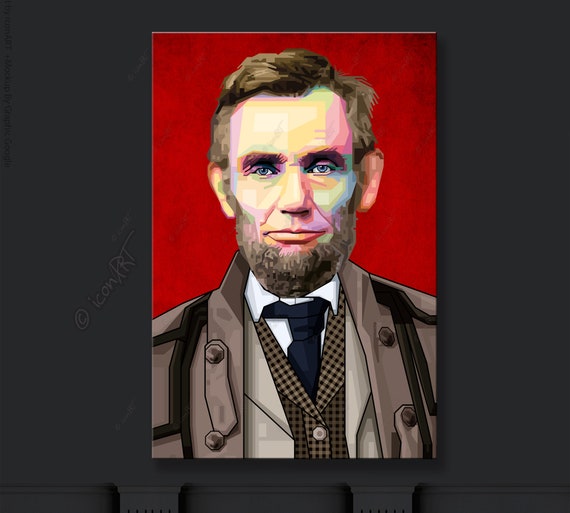 Abraham Lincoln Pop Art