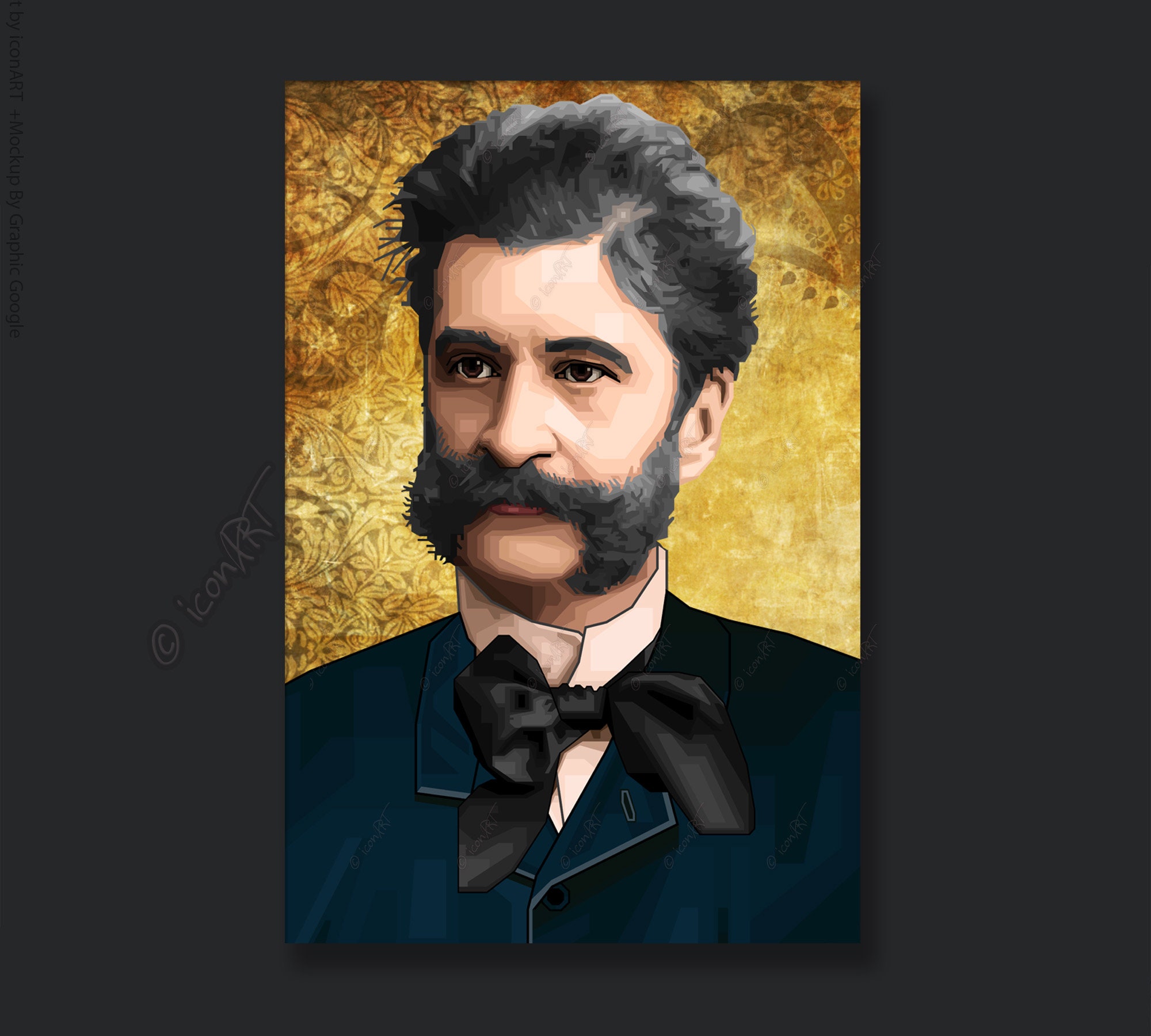 Johann Strauss II Pop Art Icons Picture Cult(ure) for Living Room ...