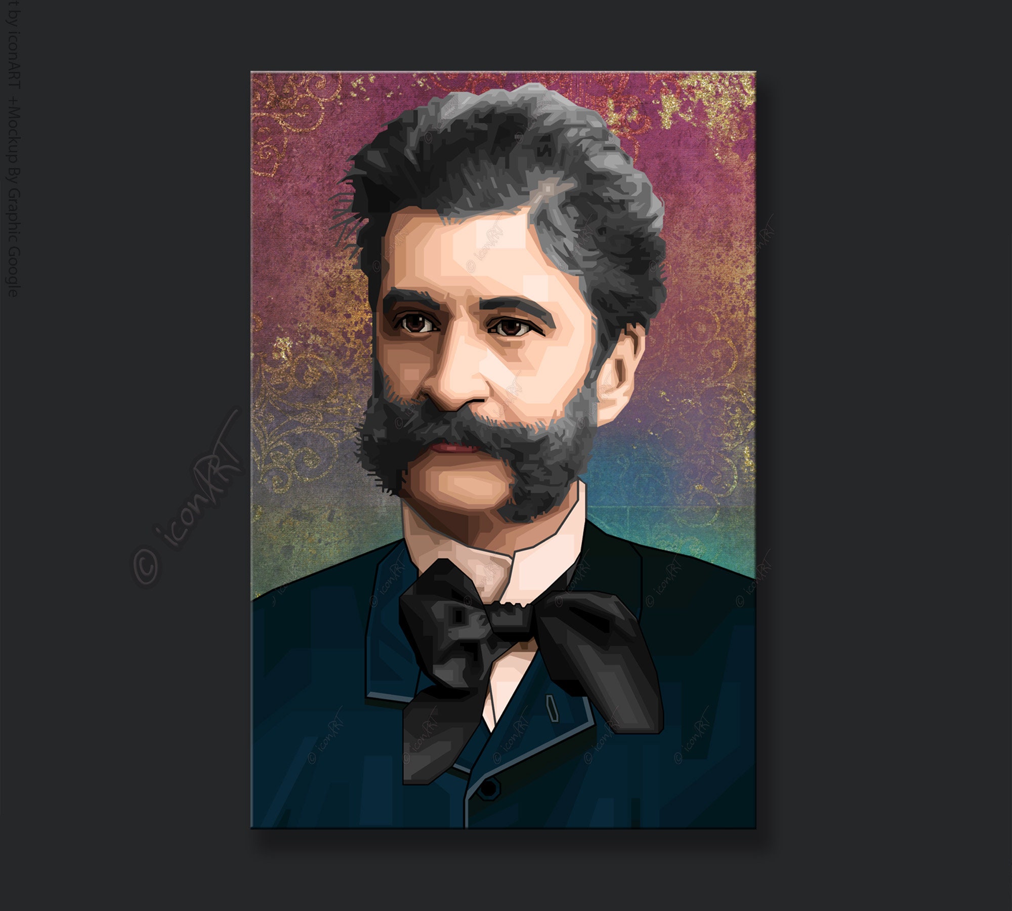 Johann Strauss II Pop Art Icons Picture Culture for Living - Etsy