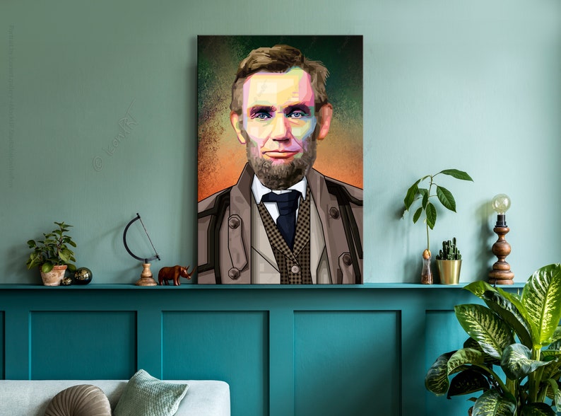 Abraham Lincoln President of the United States - Pop Art Icons Pictures ...