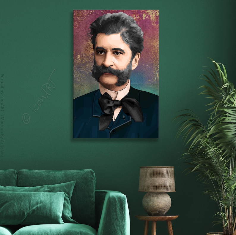 Johann Strauss II Pop Art Icons Picture Culture for Living - Etsy