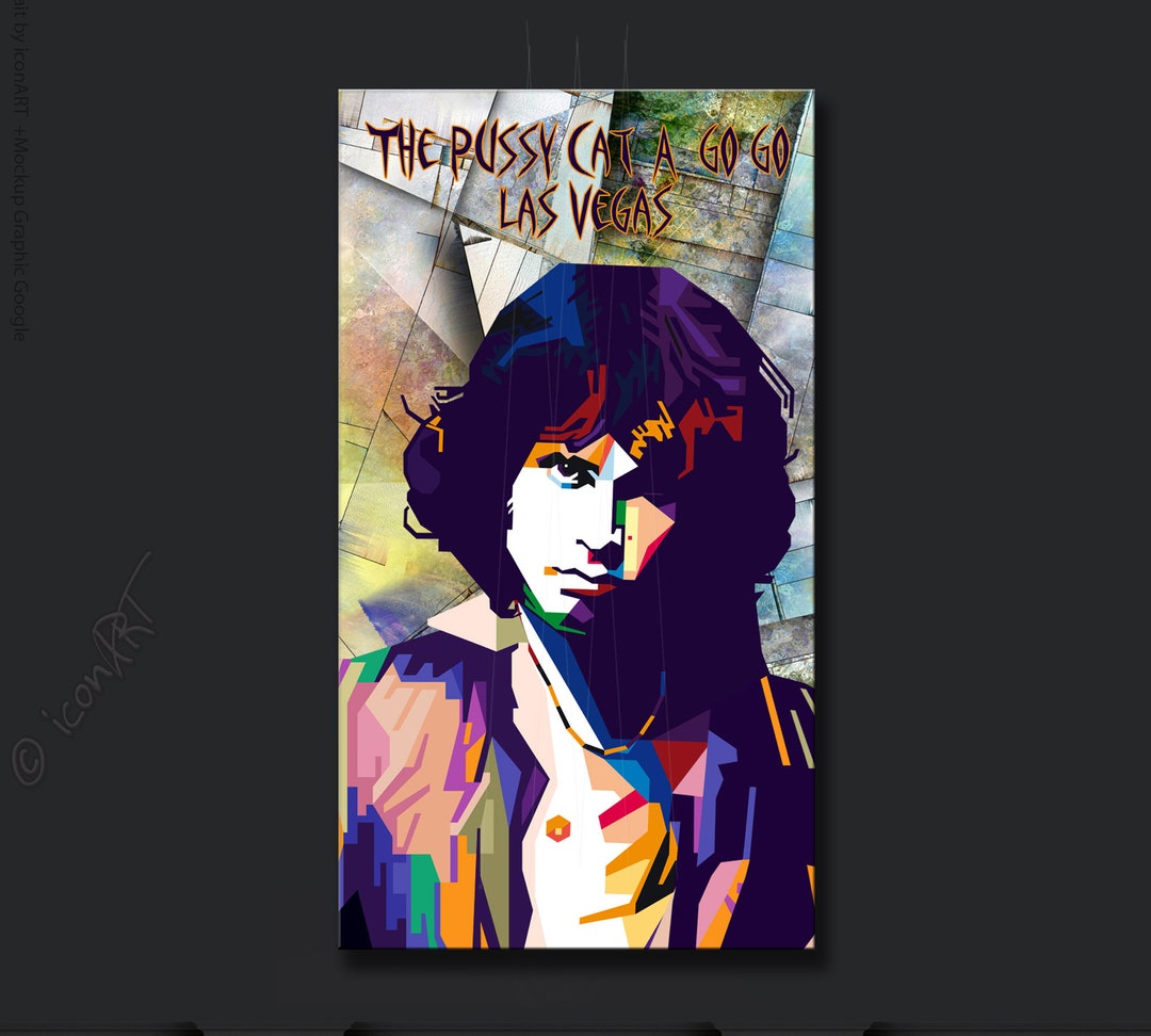 Pop Art Pictures "jim" Morrison Inspired - the Pussy Cat A Go Go, Las ...