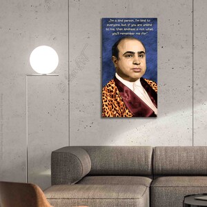 Al Capone Edition Various Iconic Persons. Event: Digital Art Al O1 Wall ...