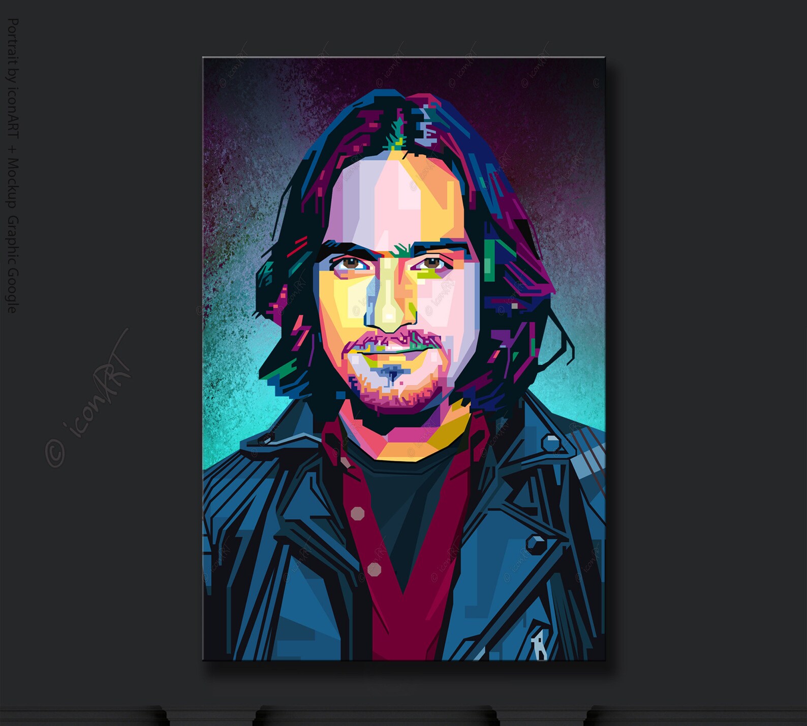 James O2 Pop Art Statement Portrait Gift Idea for Musicians - Etsy