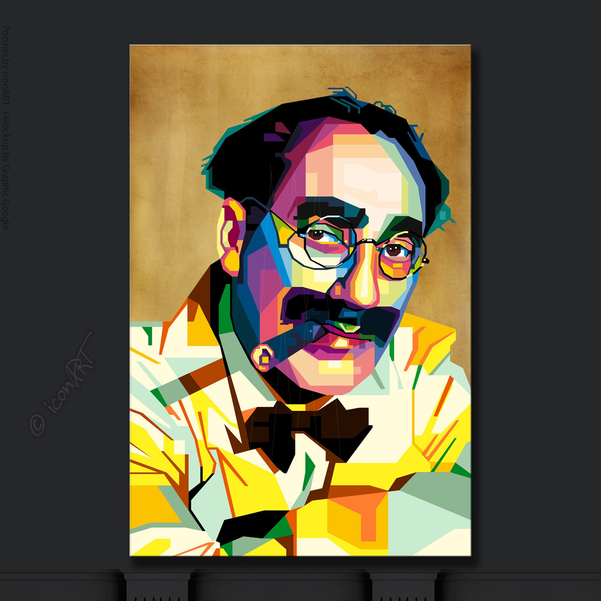 Groucho o1 PORTRAIT personalized gift for cinema lovers and | Etsy