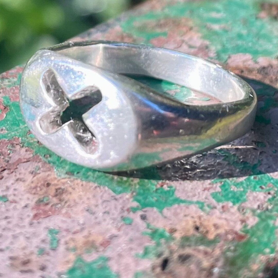 Letter X Ring Multiplication Ring Alphabet Ring X Signet - Etsy