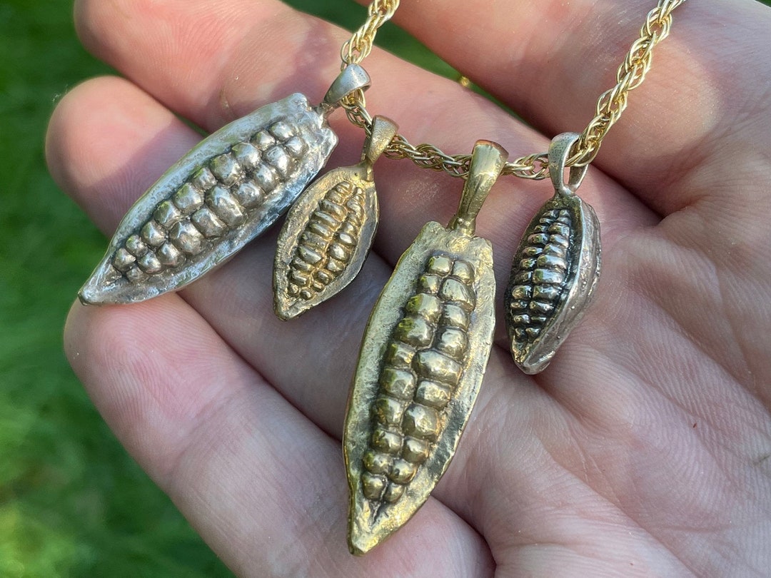 Cocoa Pod Pendants - Etsy