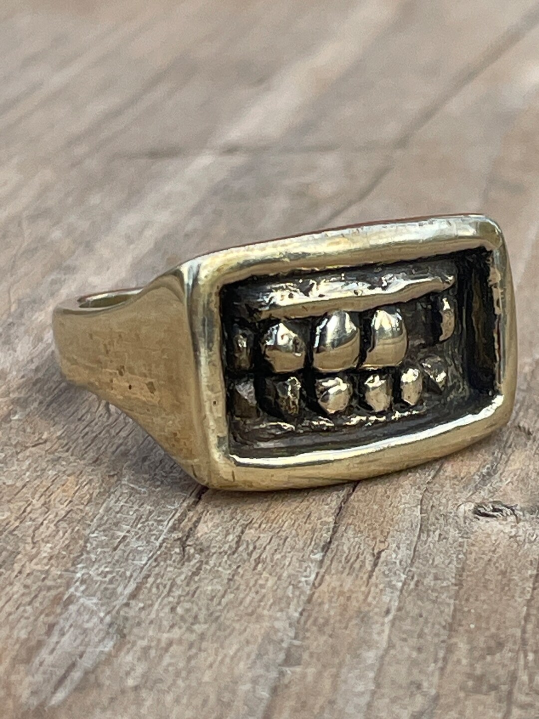 Missing Tooth Ring Broken Teeth Ring Mouth Ring Bar Fight Ring - Etsy