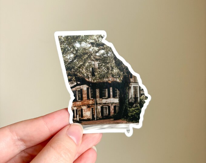 Savannah, GA Sticker | Historic Downtown Savannah | Georgia Sticker ...