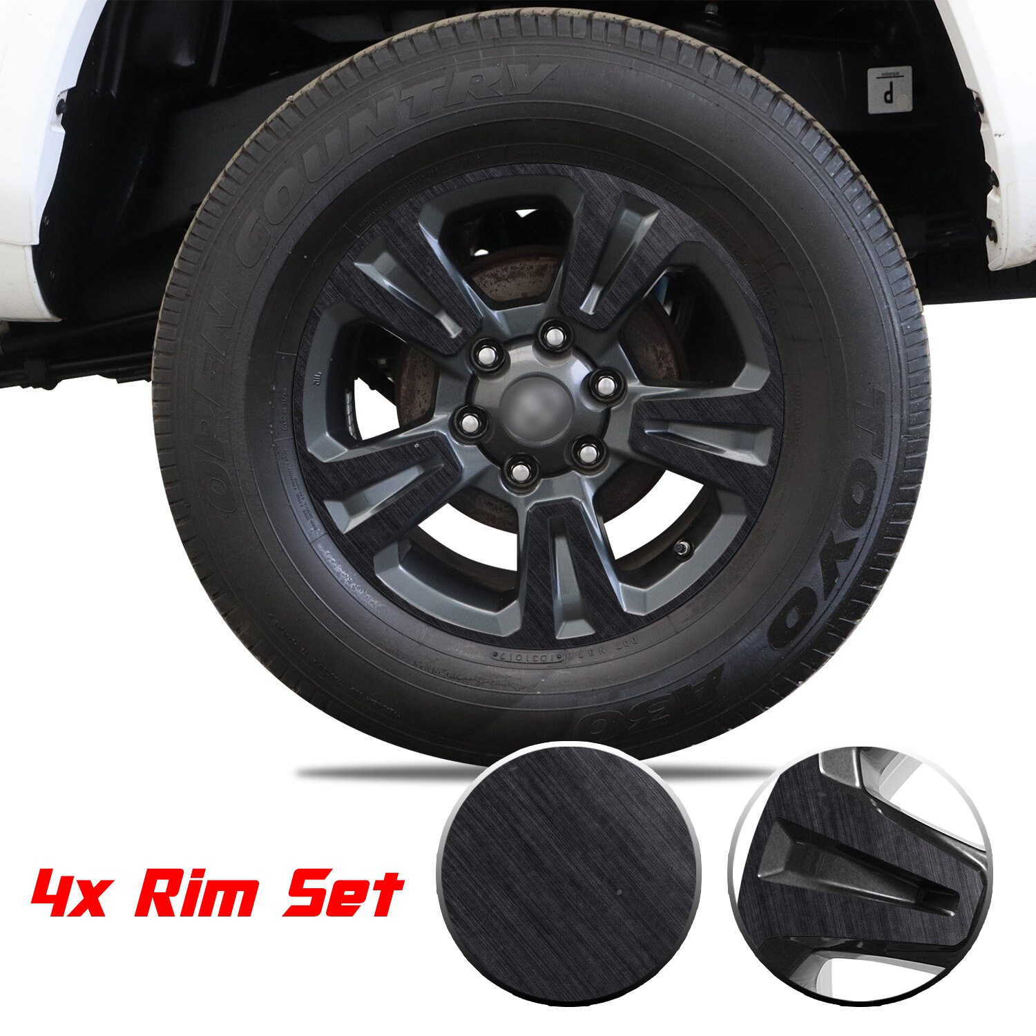 17 Wheel Rim Vinyl Overlay Decals Wrap Trim Compatible | Etsy