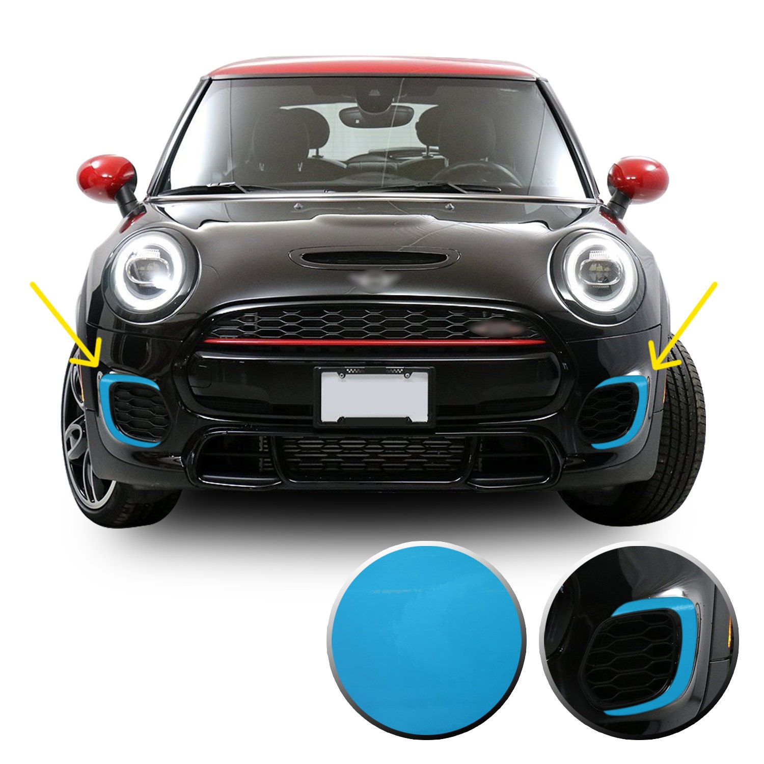 Front Bumper Bezel Accent Vinyl Decal Overlay Wrap Compatible | Etsy