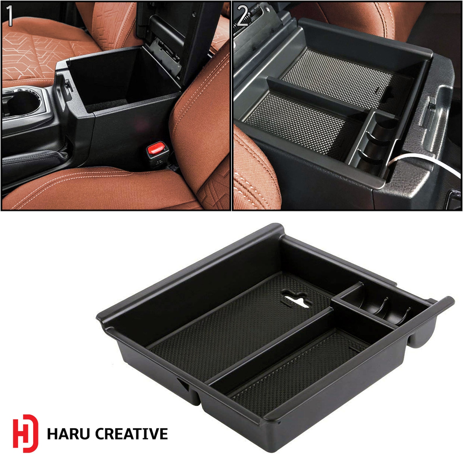 Middle Center Console Storage Organizer Tray Compatible With and Fits ...