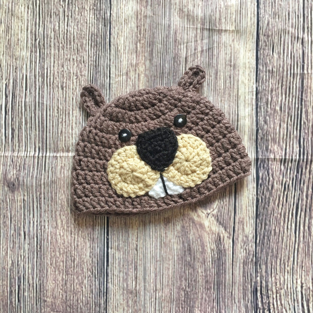 Baby Beaver Outfit, Crochet Beaver Set, Baby Beaver Hat, Animal Hat ...