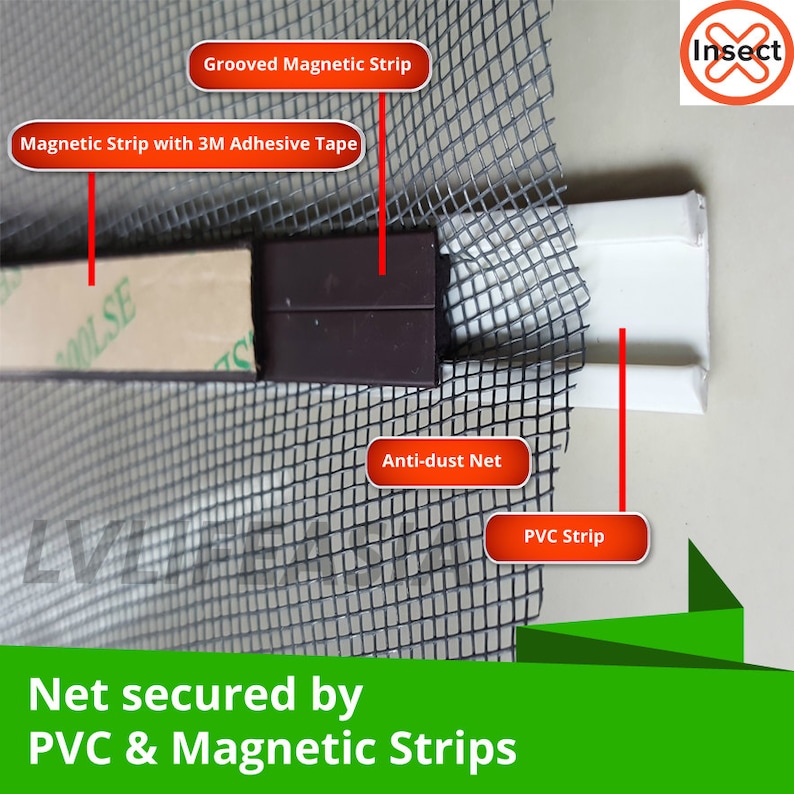 Mosquito Magnetic Window Anti Dust Net - Etsy