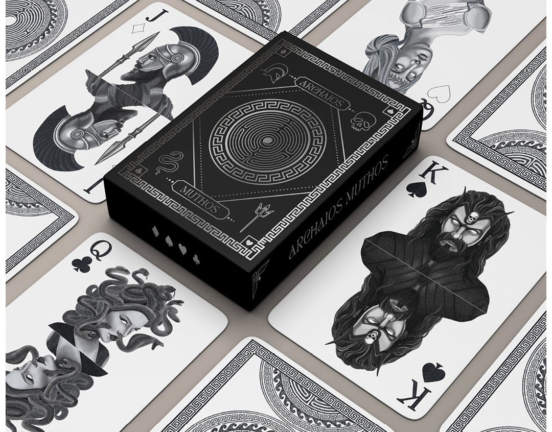 Luxury Playing Cards Limited Edition Ancient Greece Poker - Etsy