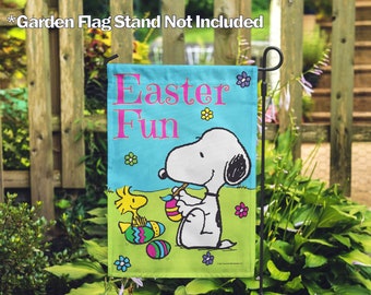 Peanuts Garden Flag | Etsy