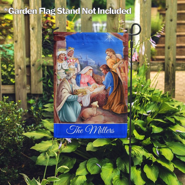 Nativity House Flag - Etsy