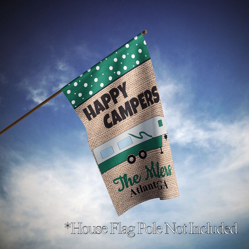 Personalized Camper Flag Outdoor Flag Camping Flag - Etsy