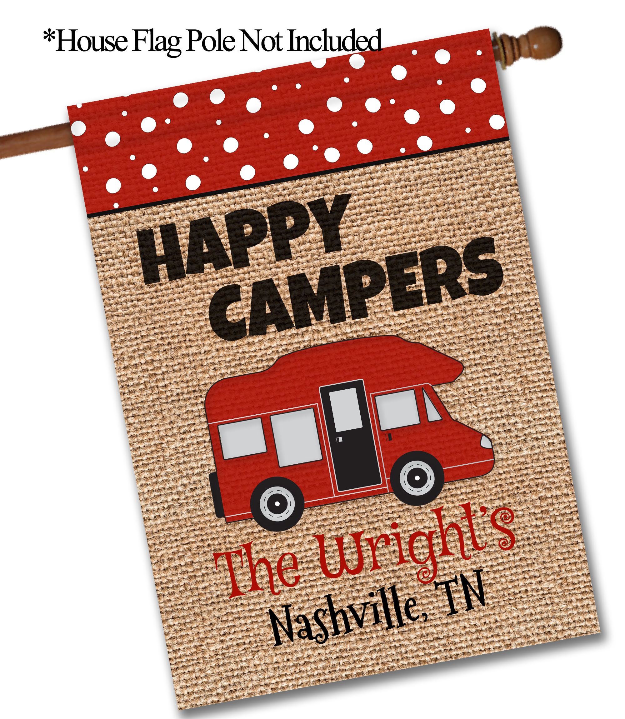 Personalized Camper Flag Outdoor Flag Camping Flag | Etsy