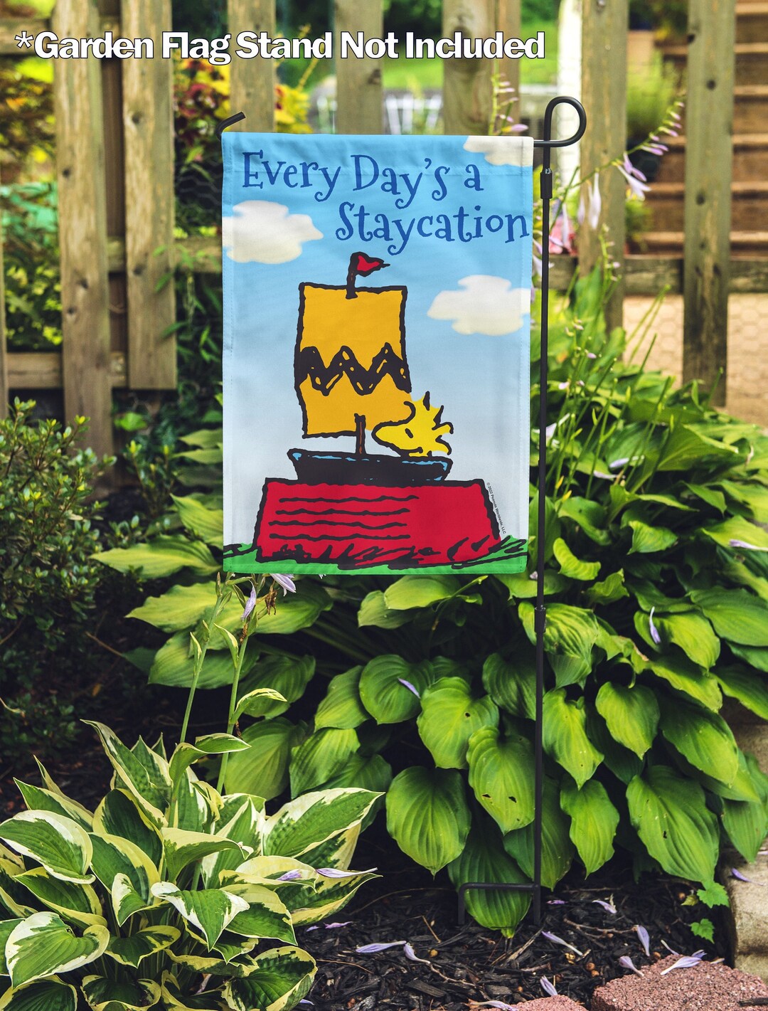 PEANUTS®, PEANUTS® Woodstock Staycation – Garden Flag 12.5" X 18 ...