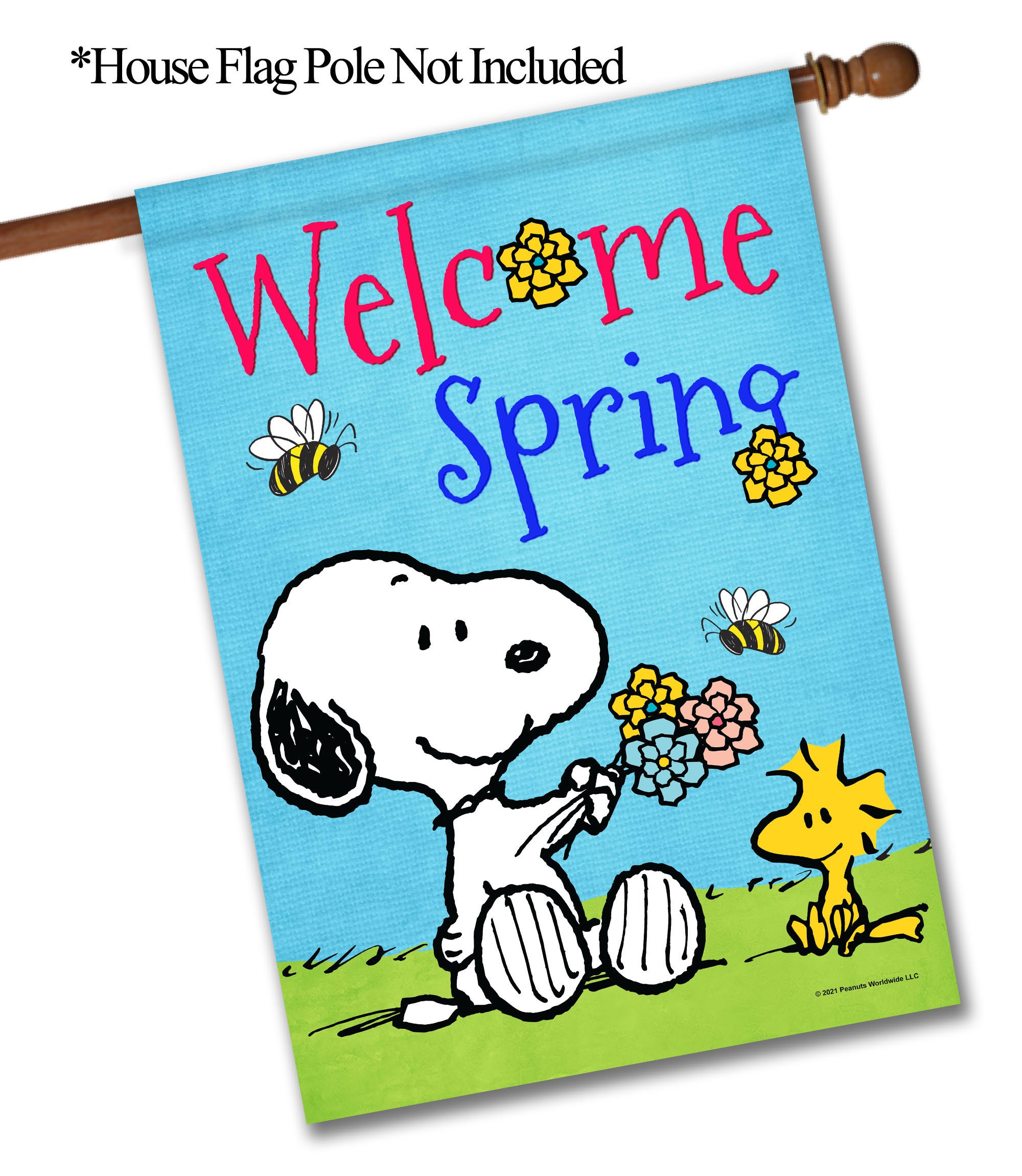 PEANUTS® PEANUTS® Welcome Spring Snoopy & Woodstock Garden | Etsy